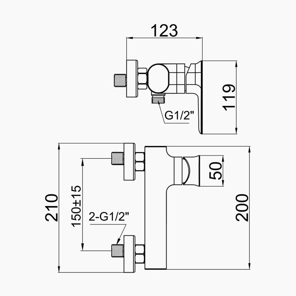 Single-lever Shower Mixer - Empolo Sanitary Ware